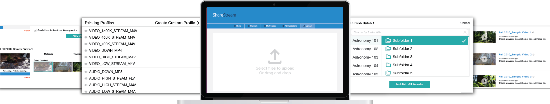 The ShareStream Video Platform for Education